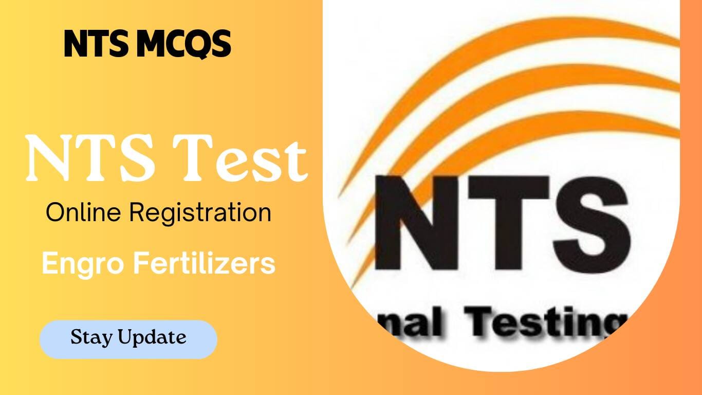 Engro Fertilizers Apprenticeship Program 2024 NTS Application Forms ...