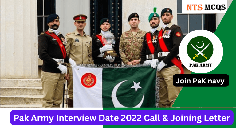 Pak Army Interview Date 2024 Call & Joining Letter Download
